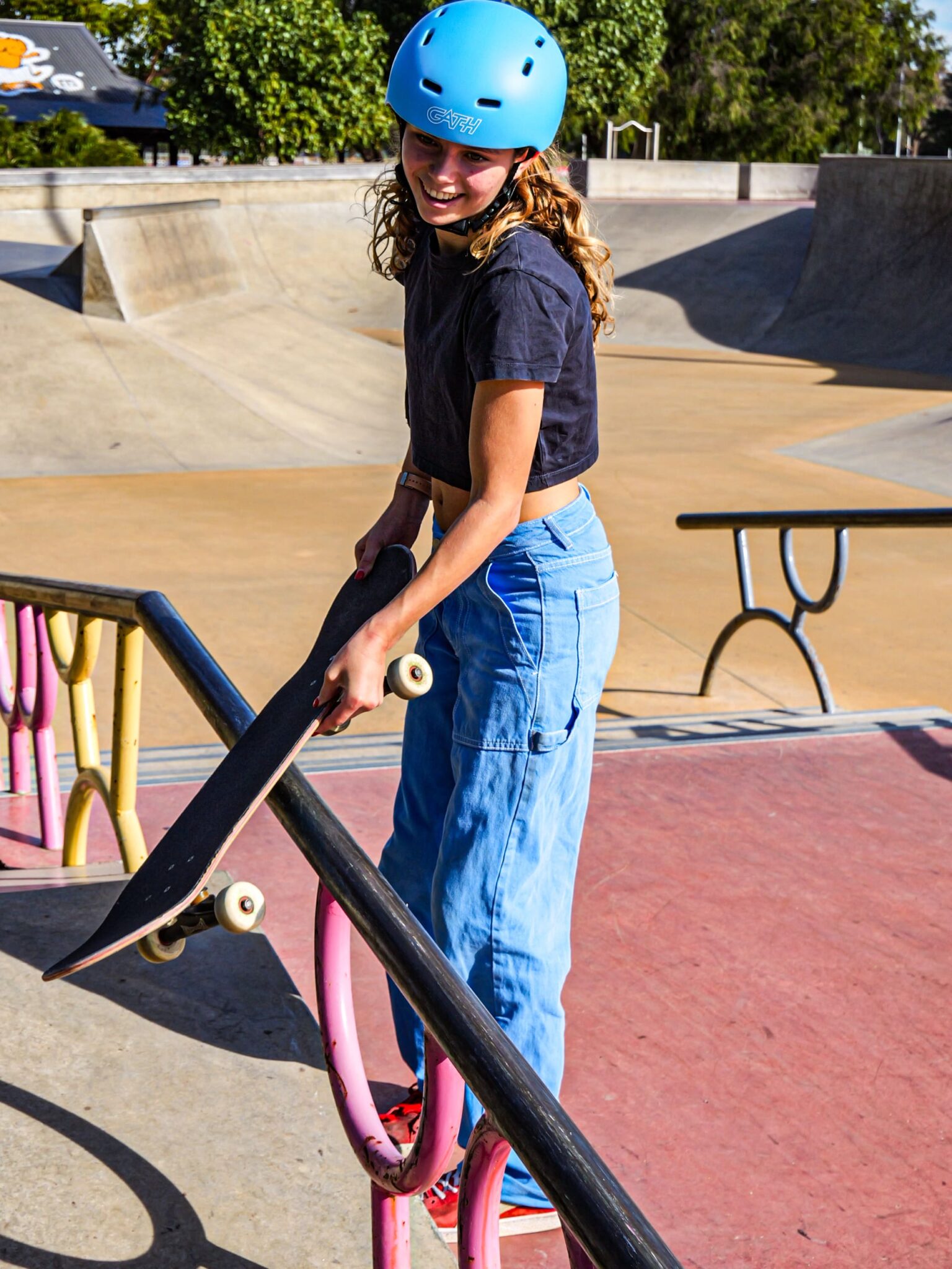 Indigo "Gogo" Dale Makes History as Gath Sports’ First Skate Team Rider ...
